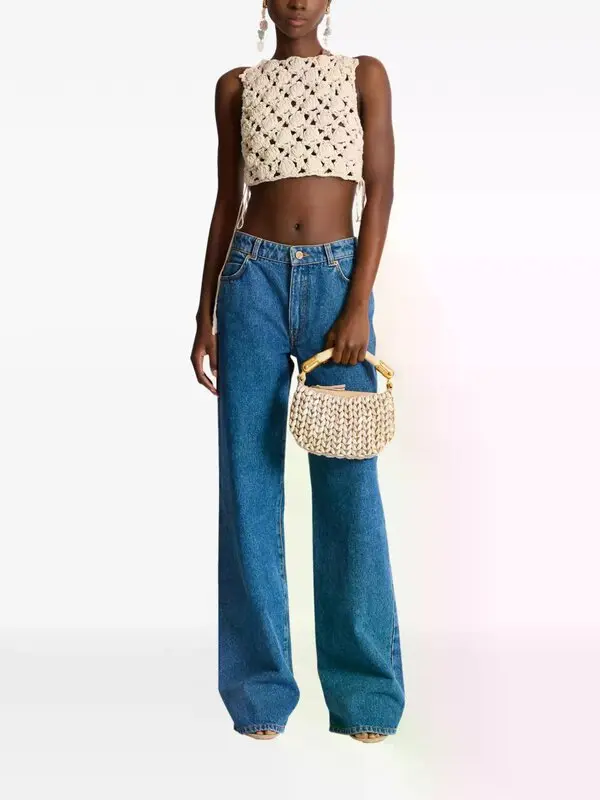 Balmain Tie-detail Top - Neutrals