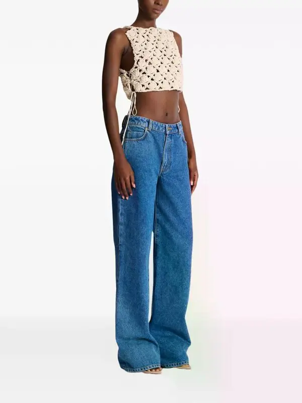Balmain Tie-detail Top - Neutrals