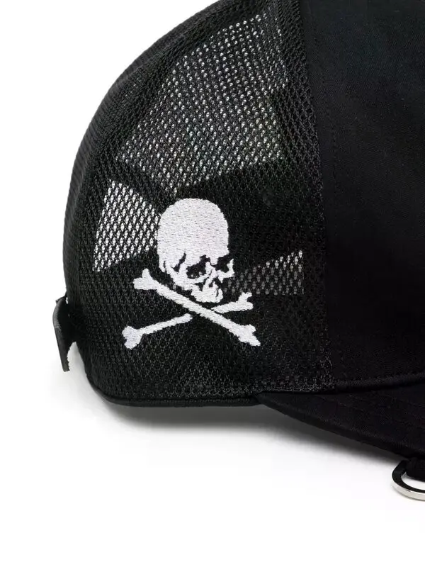 MASTERMIND WORLD Skull-embroidered Mesh Cap