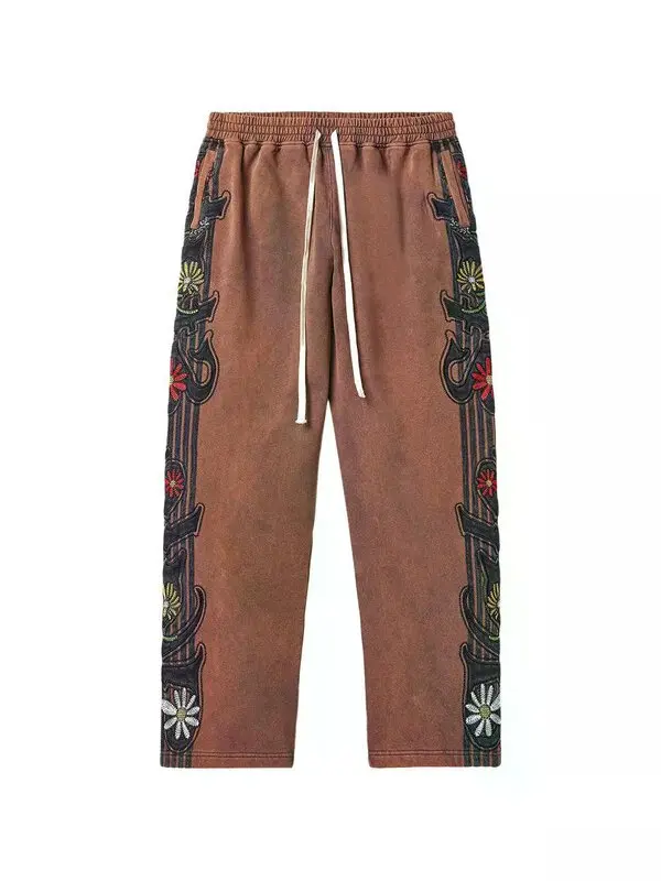 VALE FOREVER Harmony Garden Track Pants - Brown