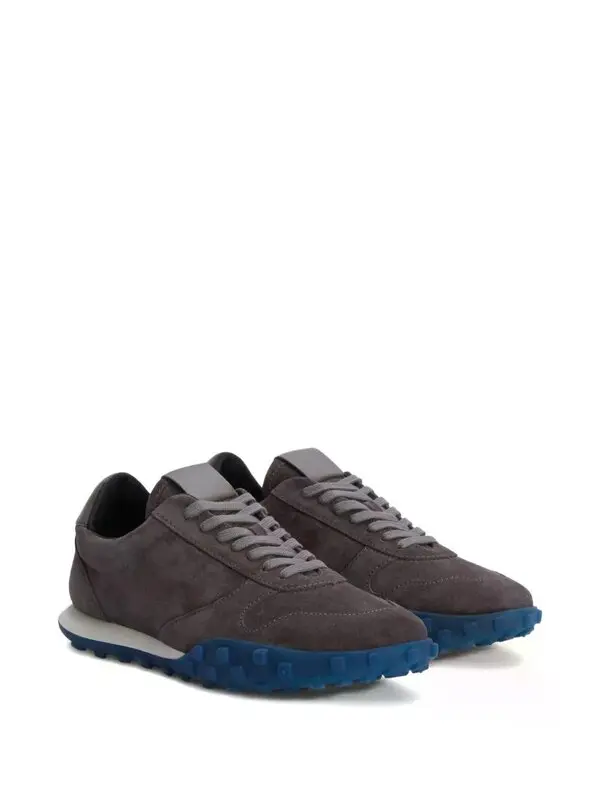JIL SANDER Moon Suede Lace-up Sneakers - Grey