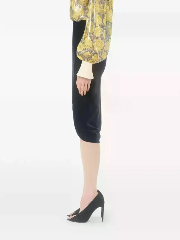 Valentino Garavani Velvet Skirt - Blue