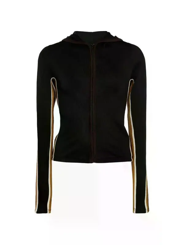 Christopher Esber Ribbed Zip-up Hoodie