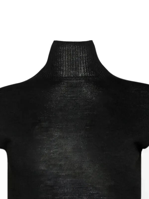 Rick Owens Turtleneck Knitted Vest
