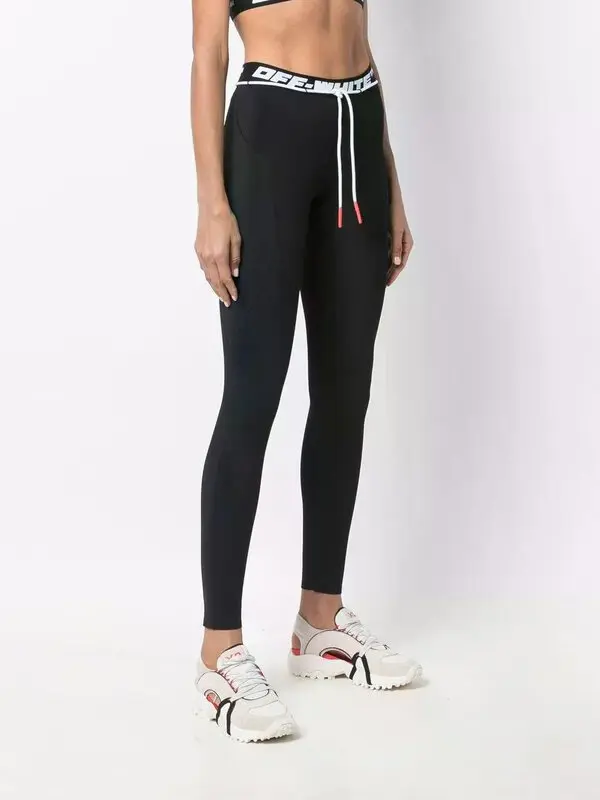 Off-White Logo-tape Performance Leggings
