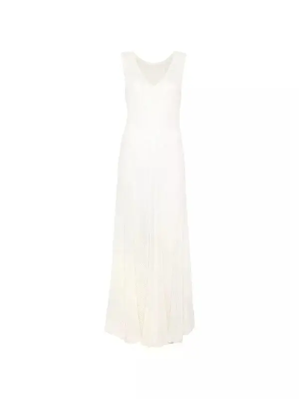 Eric Bompard Sleeveless Maxi Dress - Neutrals