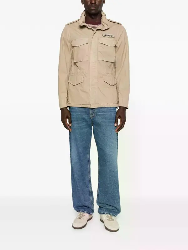 Aspesi Minifield Flap-pocket Jacket - Neutrals