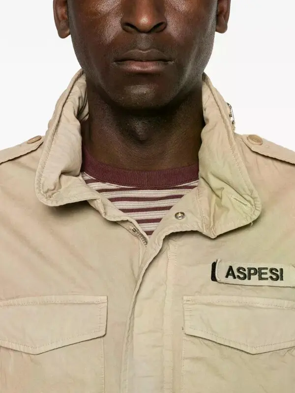 Aspesi Minifield Flap-pocket Jacket - Neutrals