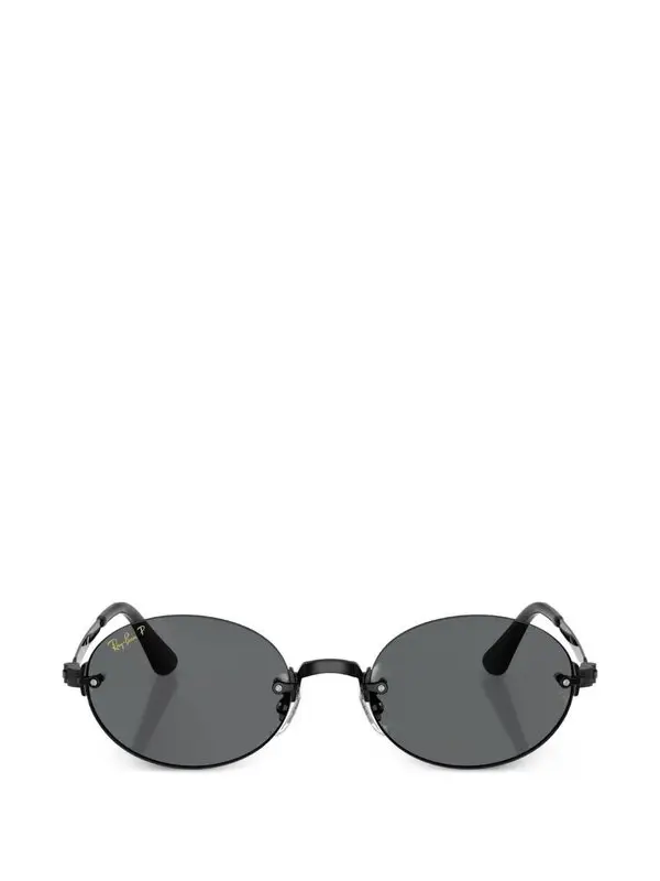 Ray-ban Oval Frame Sunglasses - Black