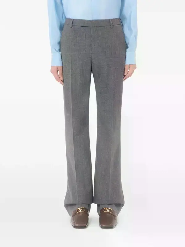 Valentino Garavani Mouliné Wool Trousers
