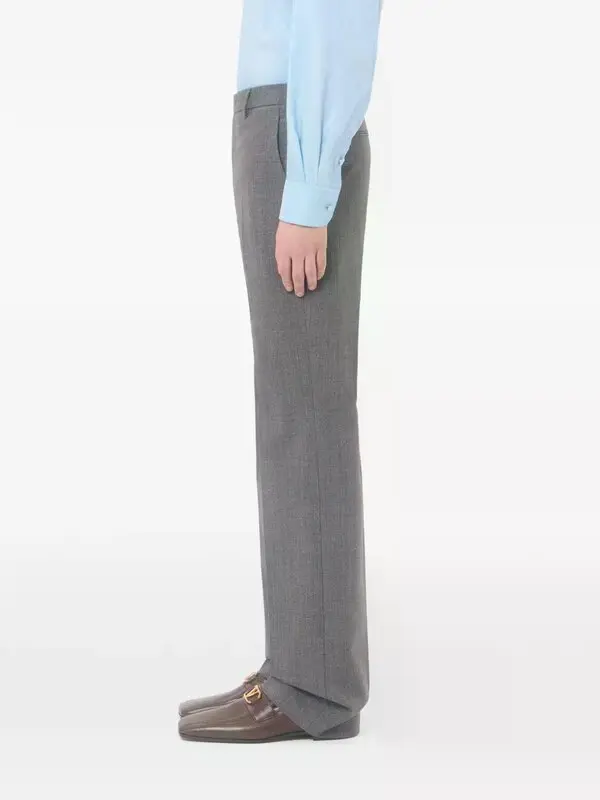 Valentino Garavani Mouliné Wool Trousers