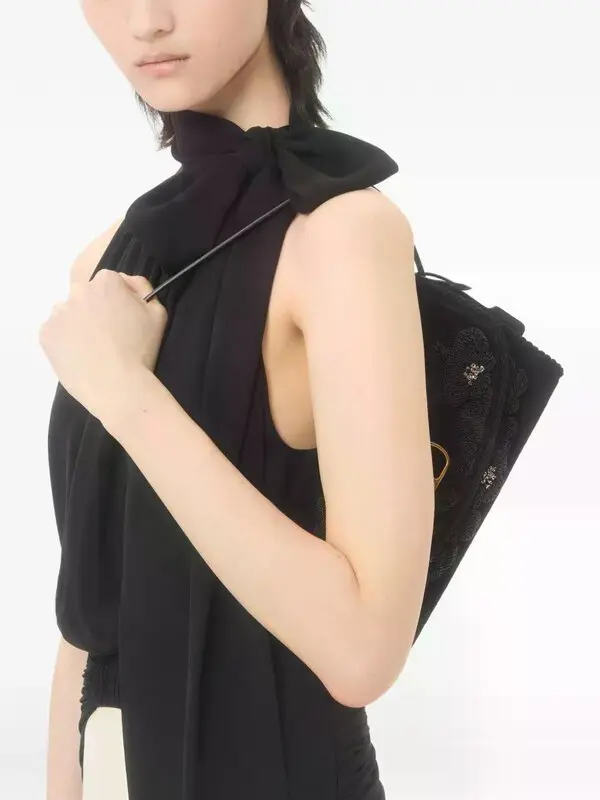 Valentino Garavani Silk Crepe Blouse With Bow Detail