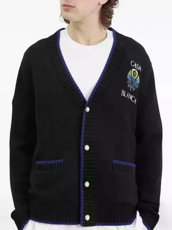 Casablanca Printed Cardigan