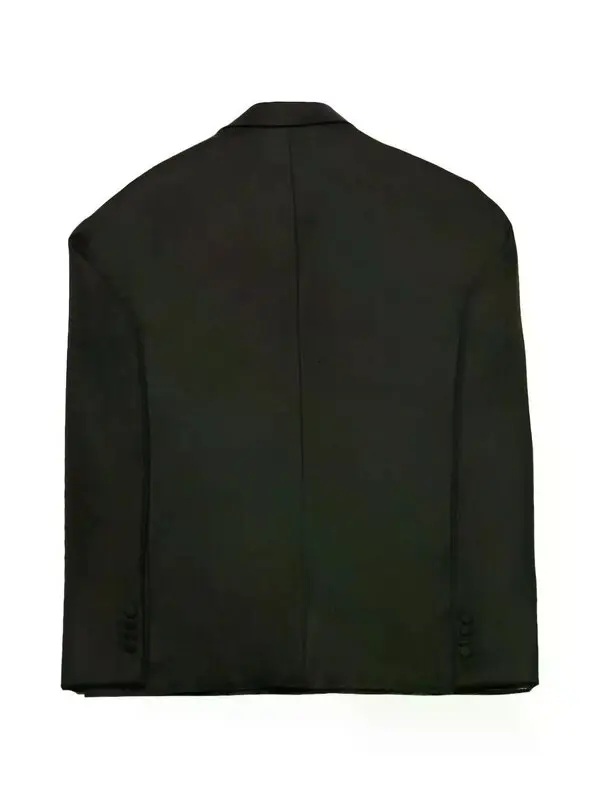 PAURA Cassel Frayed Double-breasted Blazer