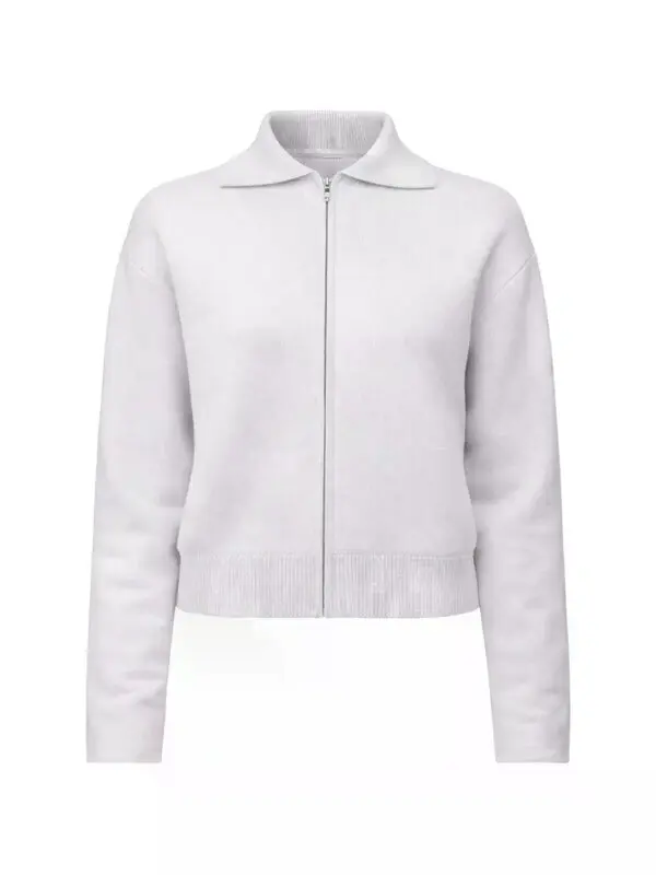 ALLUDE Collar Zip Jacket