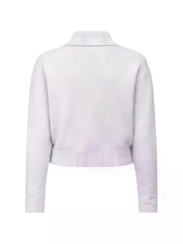 ALLUDE Collar Zip Jacket