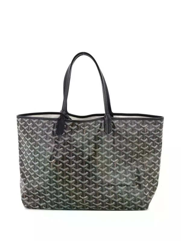 Goyard Saint Louis Coated Canvas Pm Tote Bag - Black