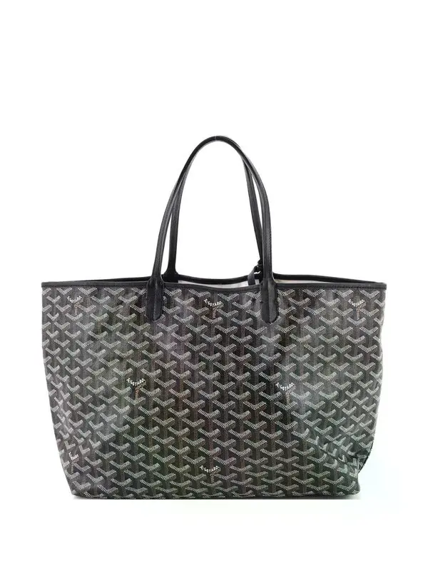 Goyard Saint Louis Coated Canvas Pm Tote Bag - Black