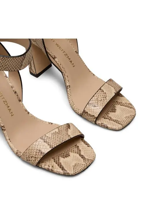 STUART WEITZMAN Sai 85 Sandal - Adobe