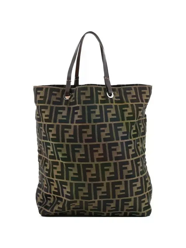 Fendi Vintage Zucca Canvas Tote Bag