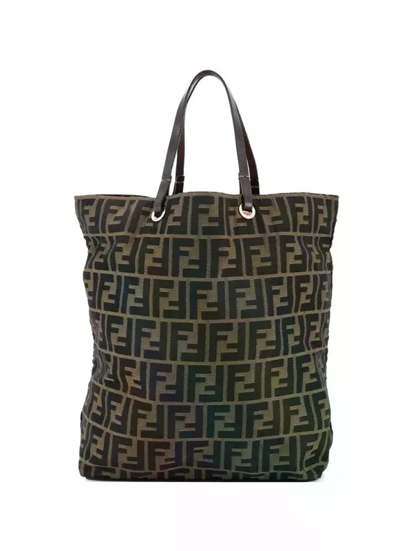 Fendi Vintage Zucca Canvas Tote Bag