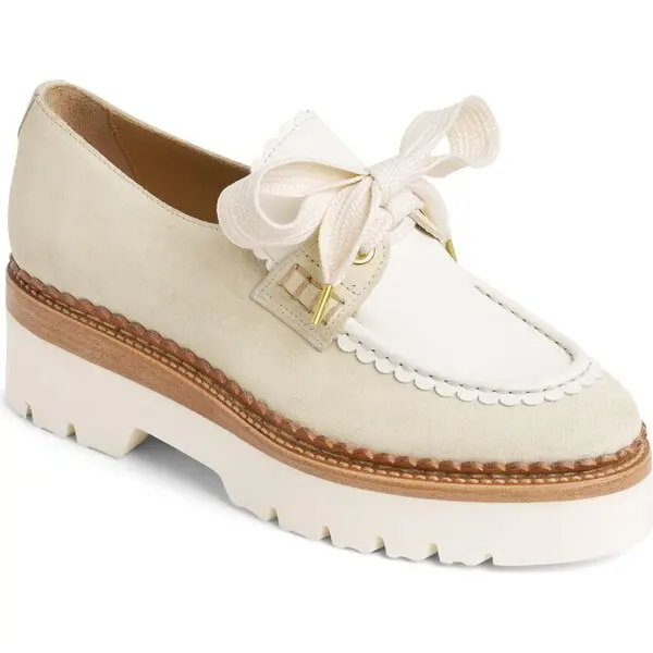 THE OFFICE OF US Miss Elsie Platform Loafer - Oat