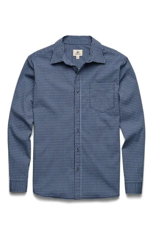 SURFSIDE SUPPLY CO. Brian Gingham Shirt - Blue Check Combo