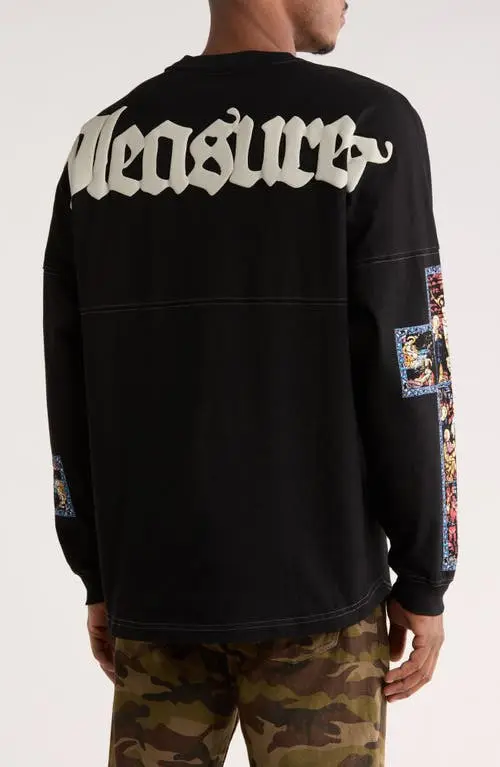 PLEASURES Blasphemy Long Sleeve Graphic T-shirt