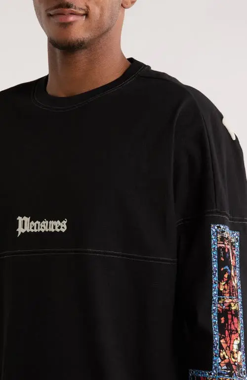 PLEASURES Blasphemy Long Sleeve Graphic T-shirt