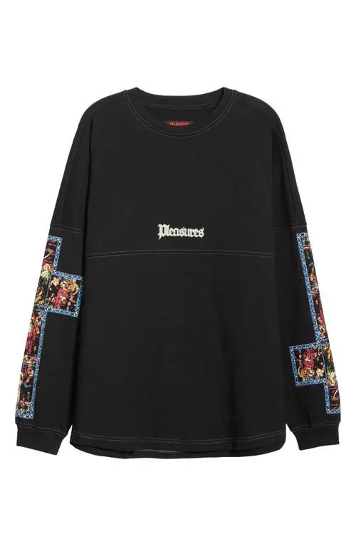 PLEASURES Blasphemy Long Sleeve Graphic T-shirt