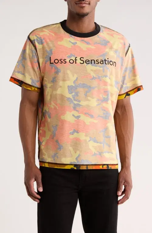 PLEASURES Sensation Camo T-shirt
