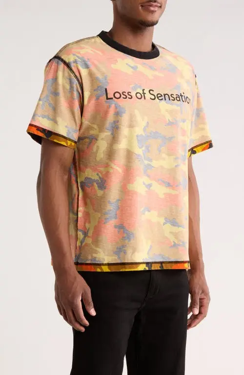 PLEASURES Sensation Camo T-shirt