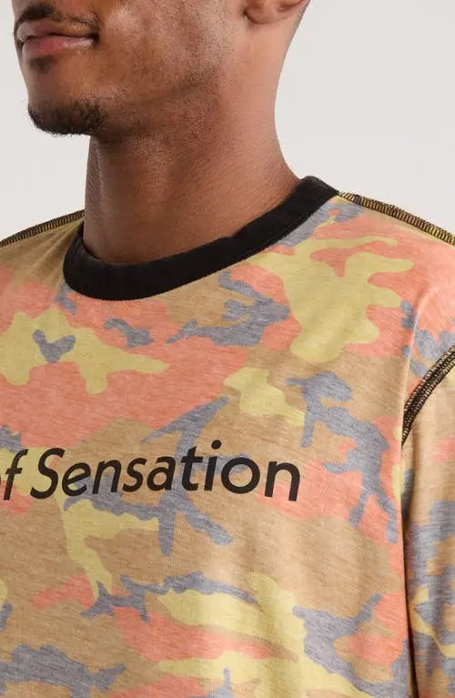 PLEASURES Sensation Camo T-shirt