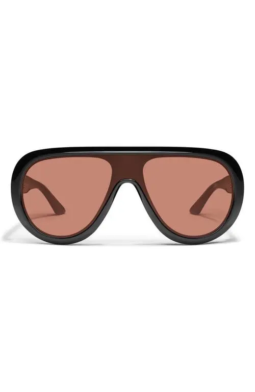 Quay 54mm Aviator Sunglasses - Black/dark Apricot
