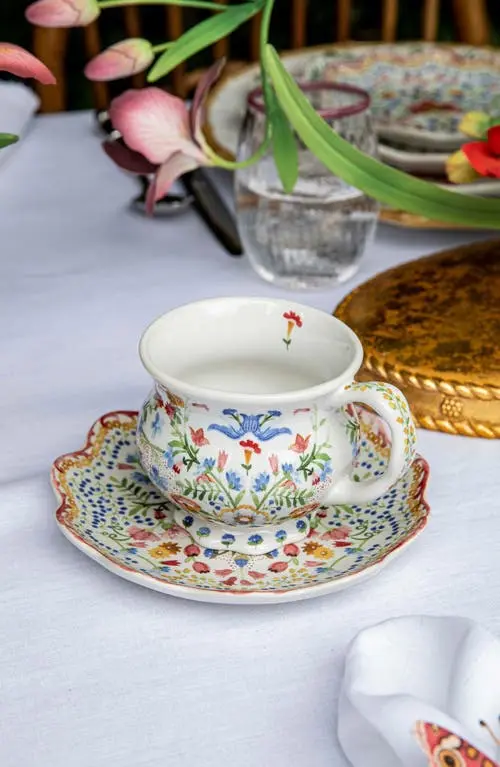 JULISKA Sofia Mug - White Multi