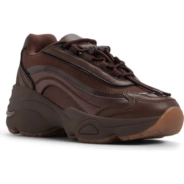 Aldo Kitri Platform Sneakers - Dark Brown