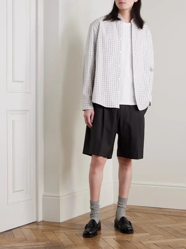 CORRIDOR Garment-dyed Cotton-jersey T-shirt - White
