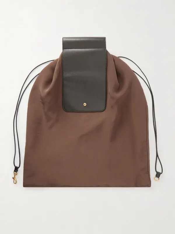 Saint Laurent Nylon And Leather Messenger Bag