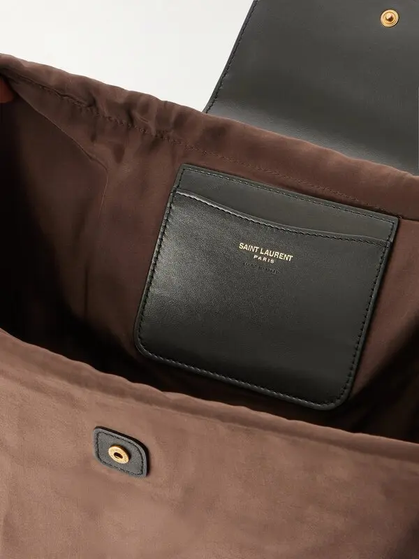 Saint Laurent Nylon And Leather Messenger Bag