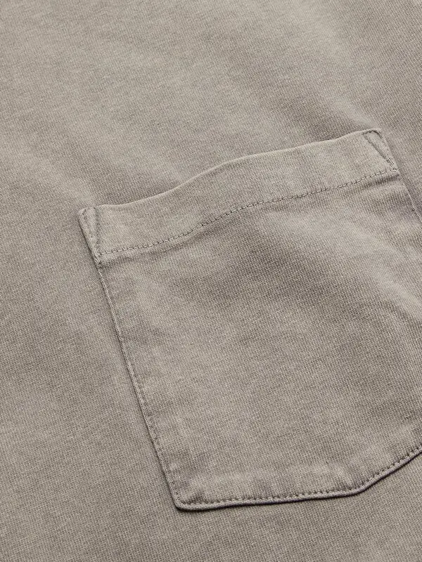 CORRIDOR Garment-dyed Cotton-jersey T-shirt - Gray