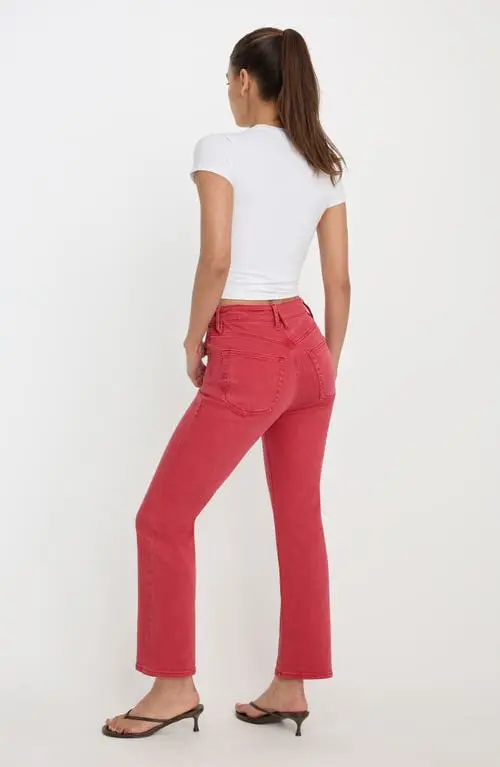 Good American Good Icon Ankle Slim Straight Leg Jeans