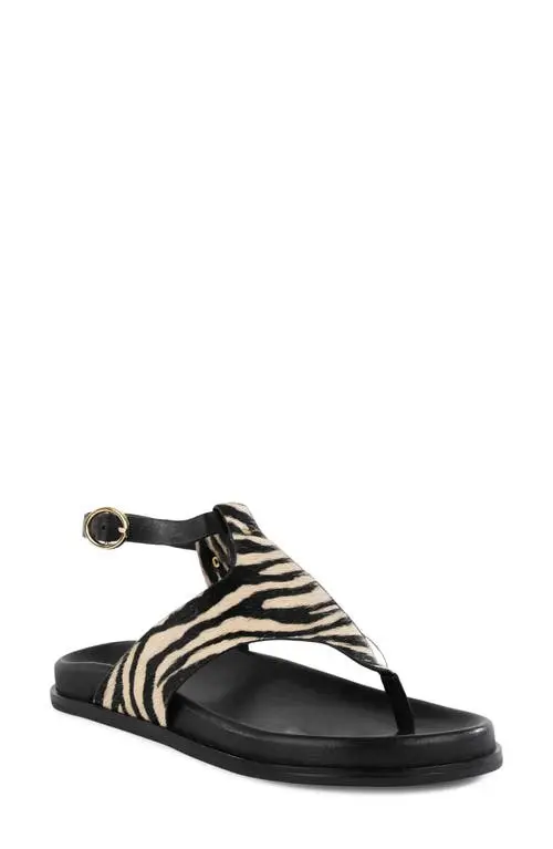 Seychelles In The Zone Ankle Strap Platform Sandal - Zebra