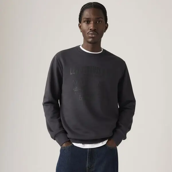 LEVI'S Standard Fit Graphic Crewneck Sweatshirt
