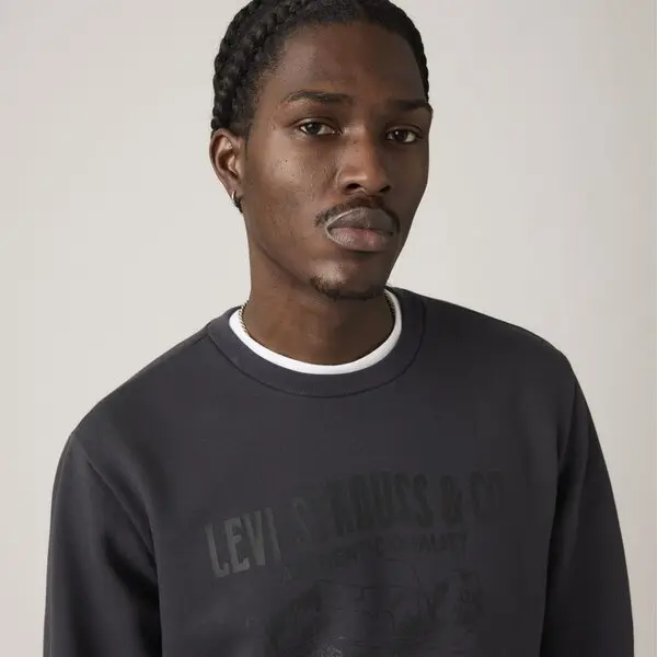 LEVI'S Standard Fit Graphic Crewneck Sweatshirt