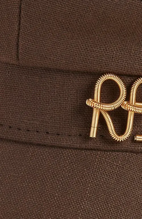 Ruslan Baginskiy Linen Newsboy Cap