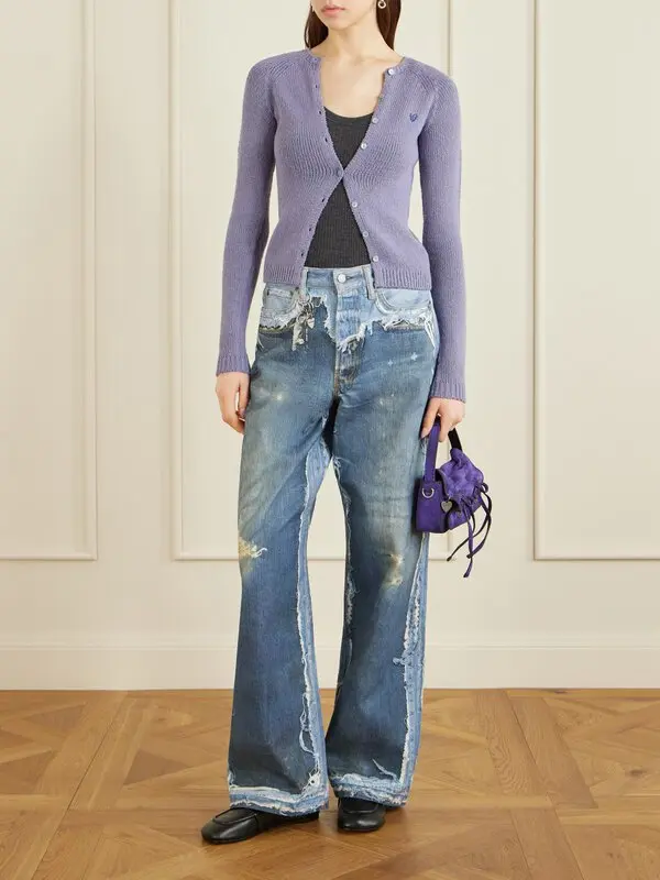 Acne Studios 1981 Trompe L'oeil Printed Straight-leg Jeans