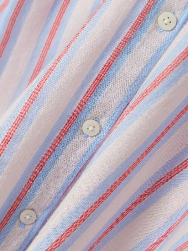 Guest In Residence Striped Cashmere Shirt - Pink