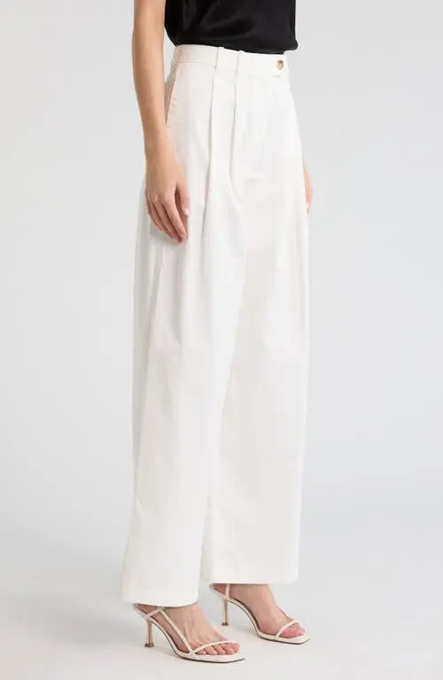 DÔEN Lisa Wide-leg Cotton Pants