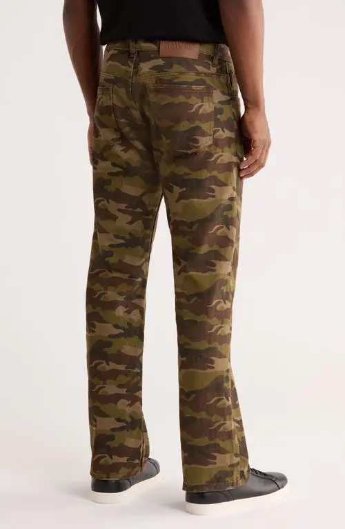 PLEASURES Camo Flare Jeans