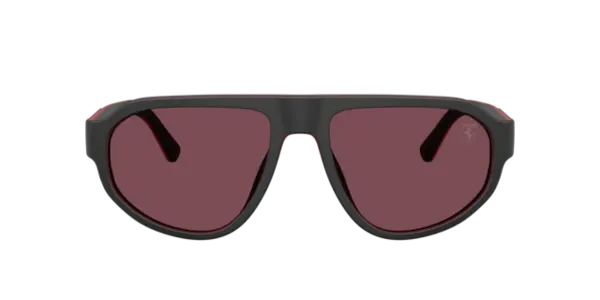 SCUDERIA FERRARI Irregular Sunglasses - Black,red